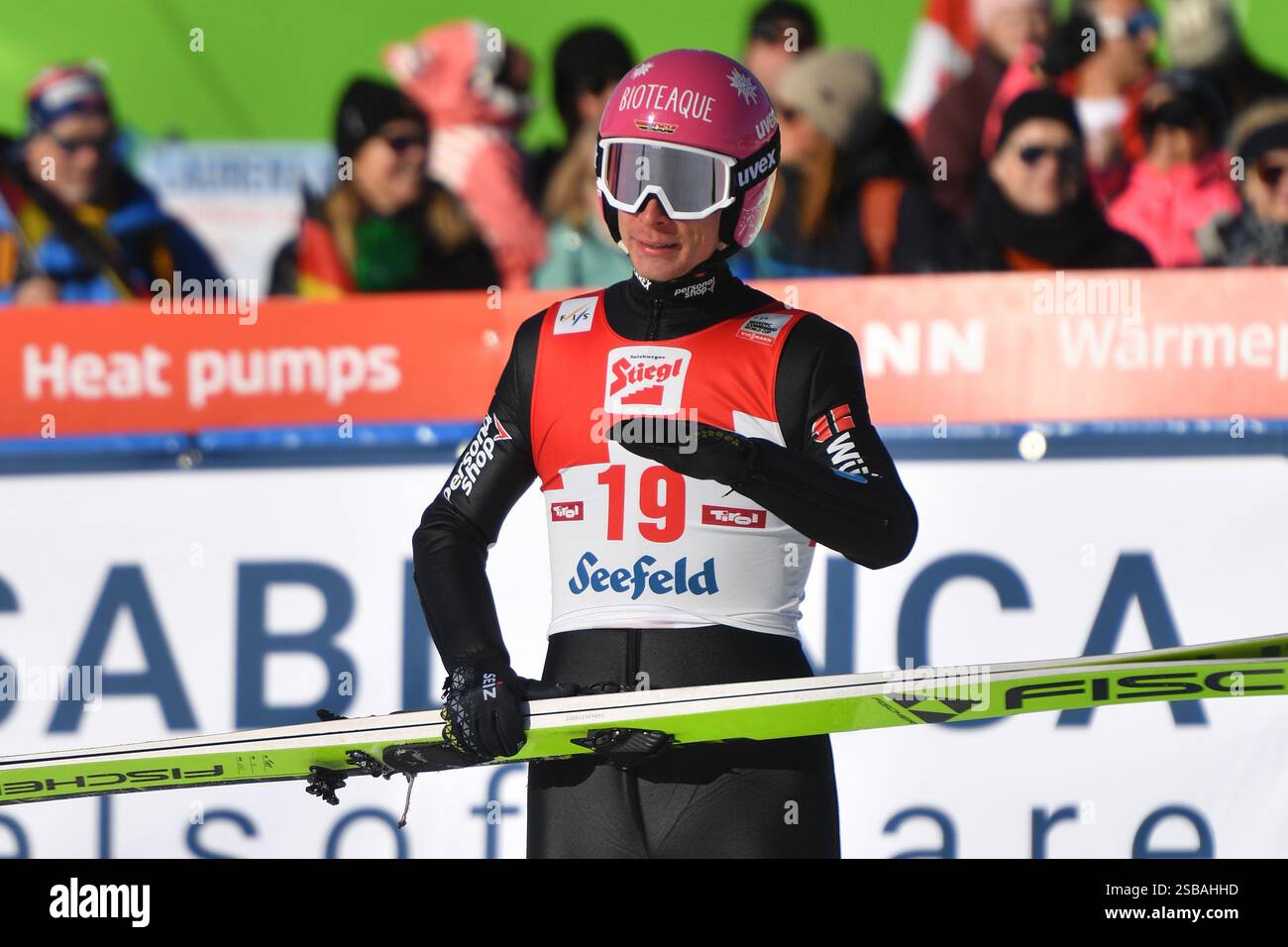 SEEFELD, AUSTRIA - FEBRUARY 2: David Mach of Germany competes during ...