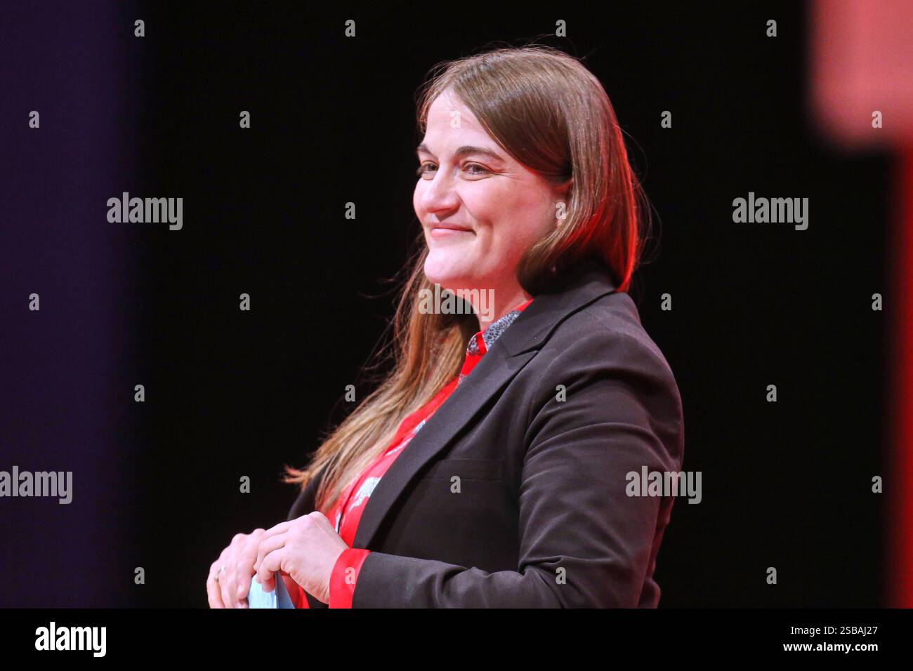 Berlin, Deutschland, 11.01.2025: Citycube Messe: SPD-Bundesparteitag ...