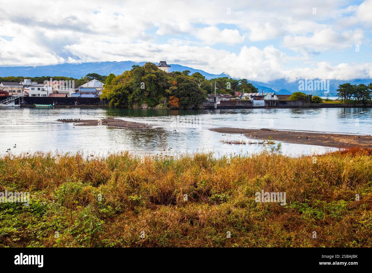 The Kano River Estuarine at Numazu in Shizuoka Prefecture, Japan Stock ...