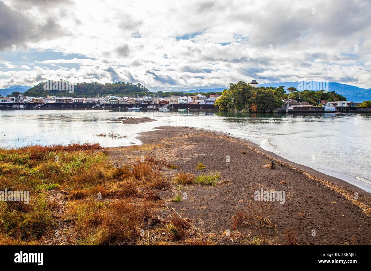 The Kano River Estuarine at Numazu in Shizuoka Prefecture, Japan Stock ...