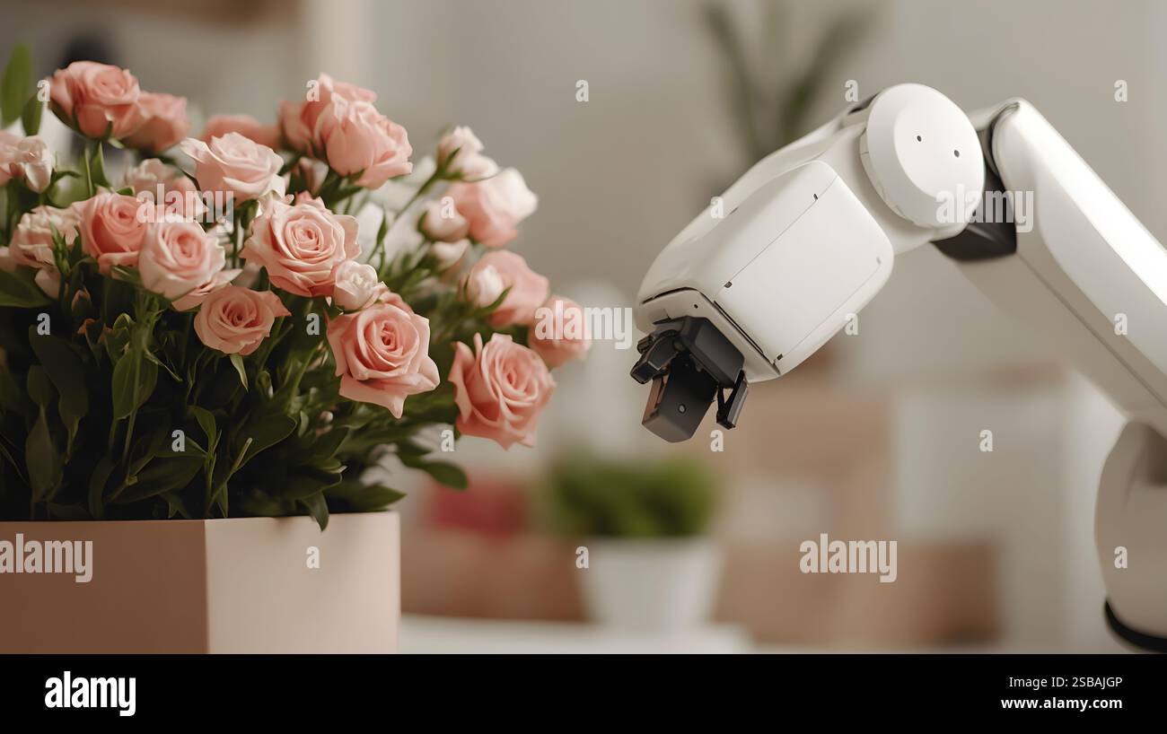 Polyfunctional robot adeptly handling delicate home tasks such as ...