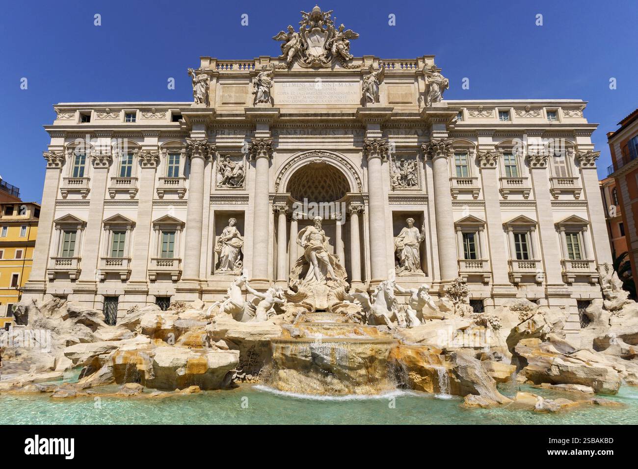 The Trevi Fountain is a UNESCO heritage site and one of the largest ...
