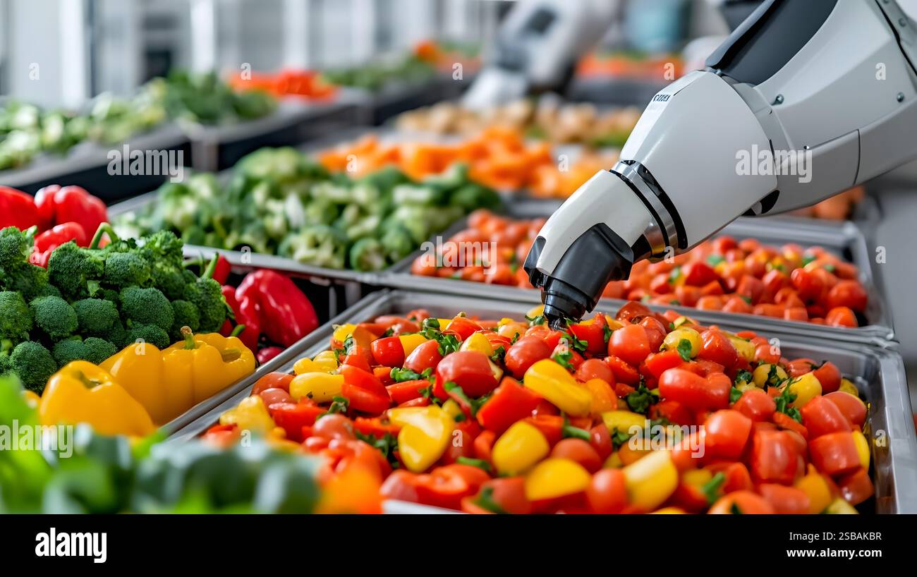 Robotic system scanning and inspecting produce items for defects and ...