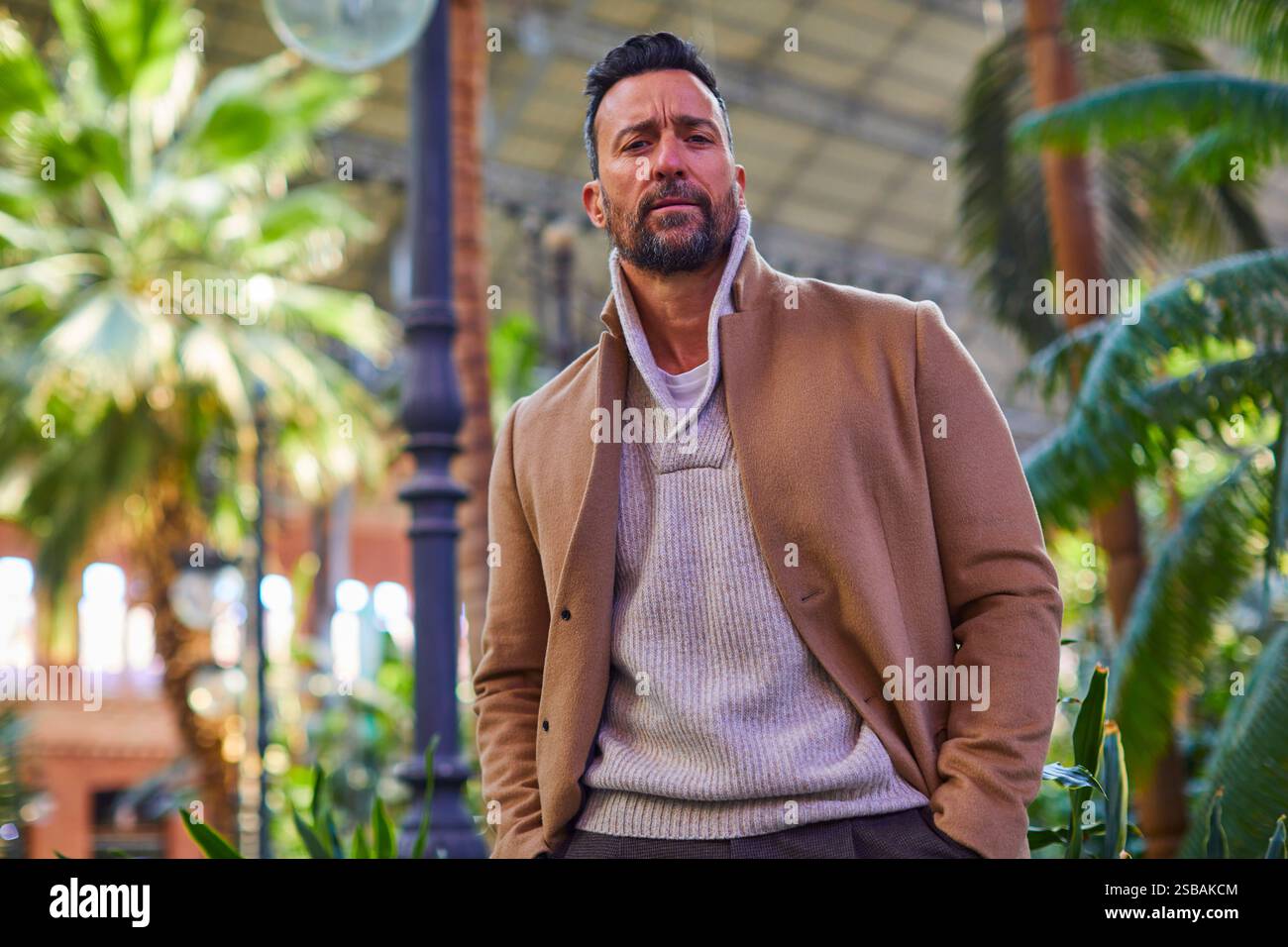 Madrid, 15/01/2025. Atocha Station. Posed portraits of the actor and dancer, Pablo Puyol. Photo ...