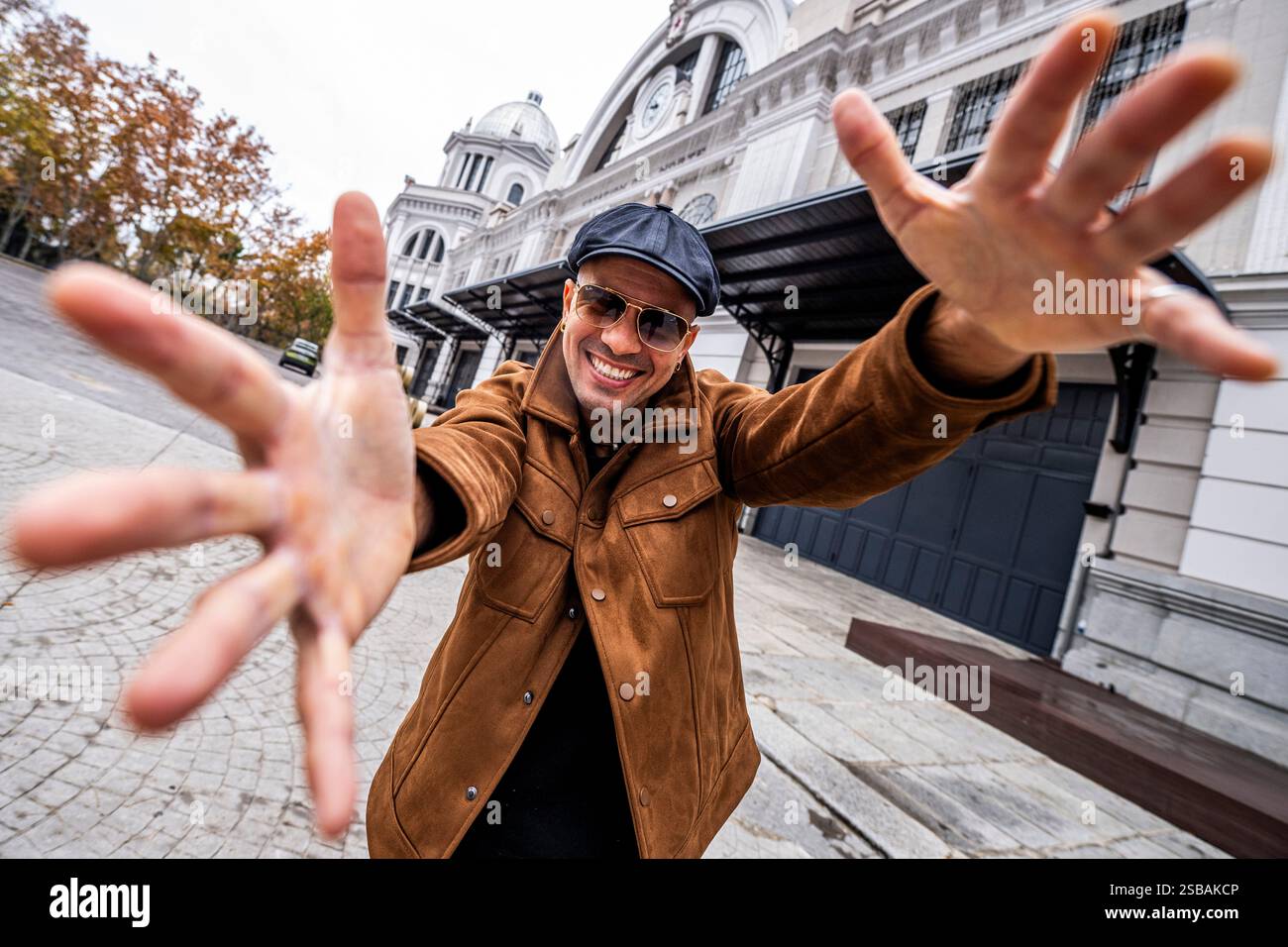 Madrid, 13/12/2024. Interview with the member of the music band Efecto ...