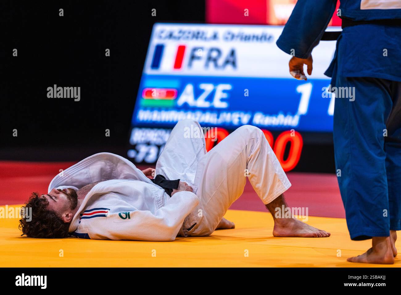 Cedric REVOL (FRA) and Bakhrom BOTUROV (UZB)repechage Menâ??s -60Kg ...