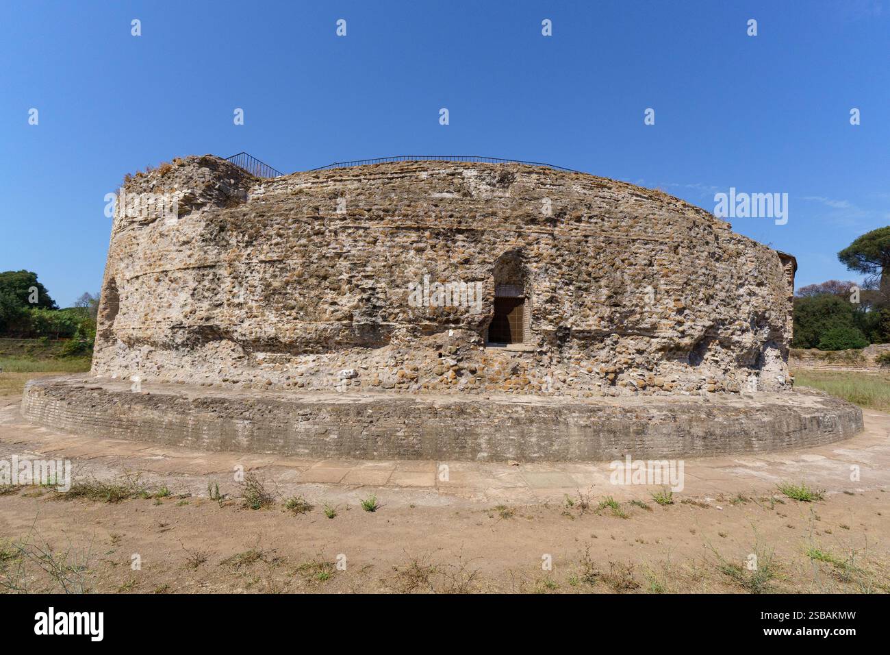 mausoleum of Romulus in Circus of Maxentius (circo di Massenzio), part ...