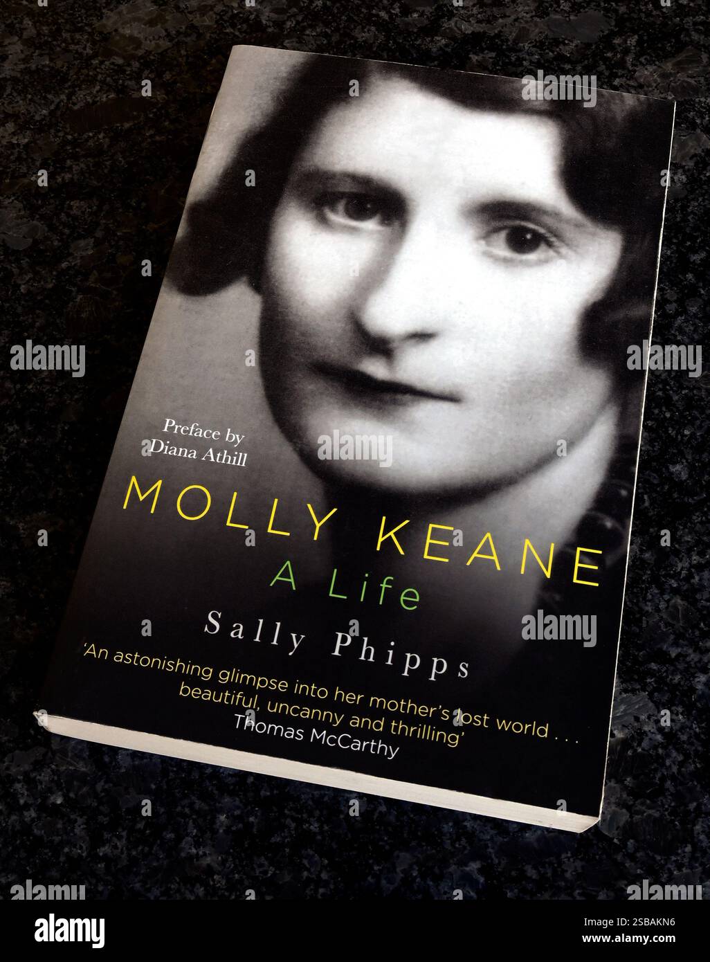 Book cover. "Molly Keane, A Life" by Sally Phipps Stock Photo - Alamy