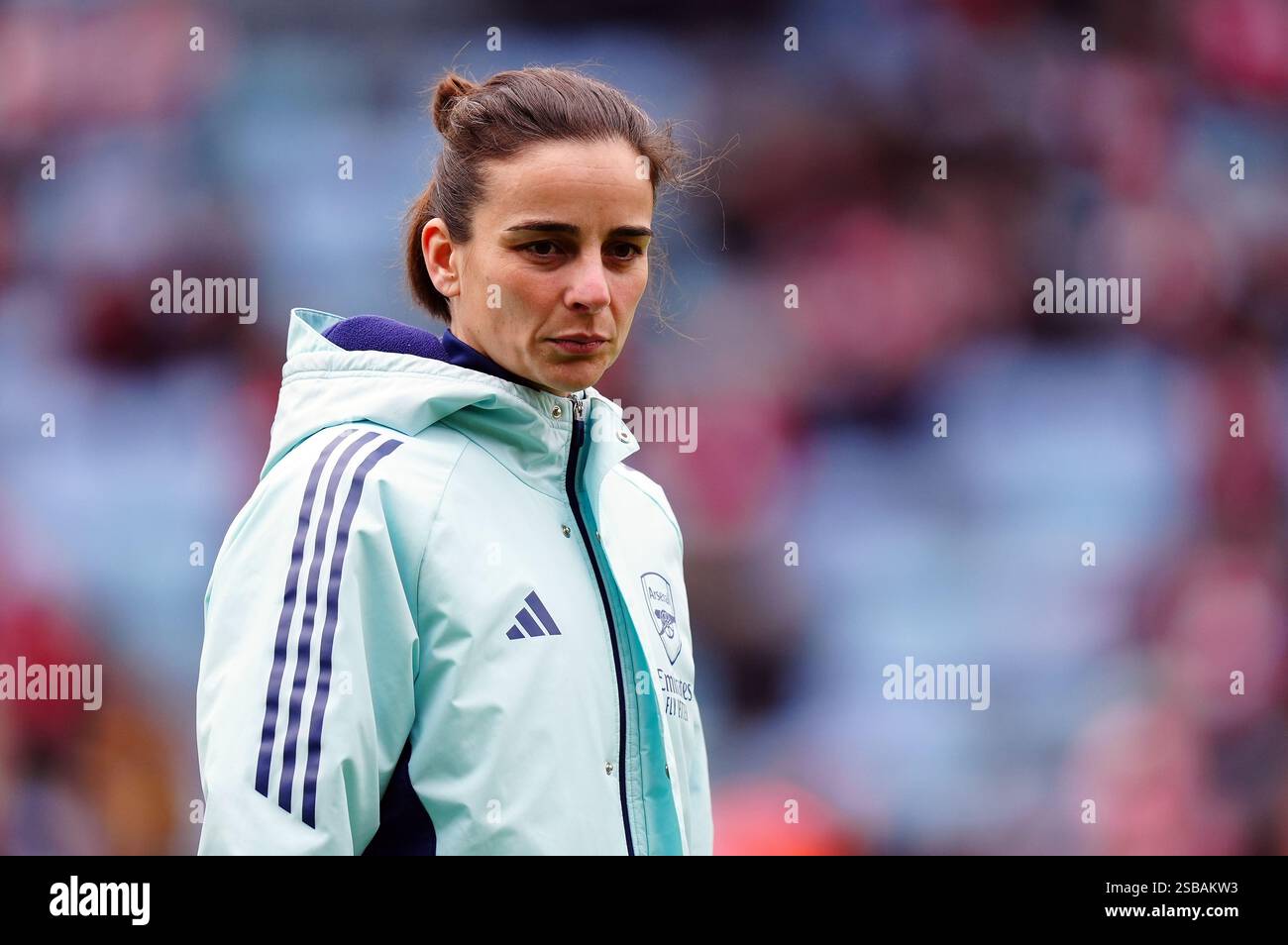 Arsenal manager Renee Slegers during the Barclays Women's Super League ...