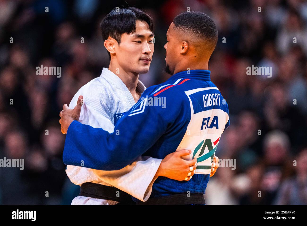 Maxime GOBERT (FRA) and Donghyun BAE (KOR) repechage Menâ??s -73Kg ...
