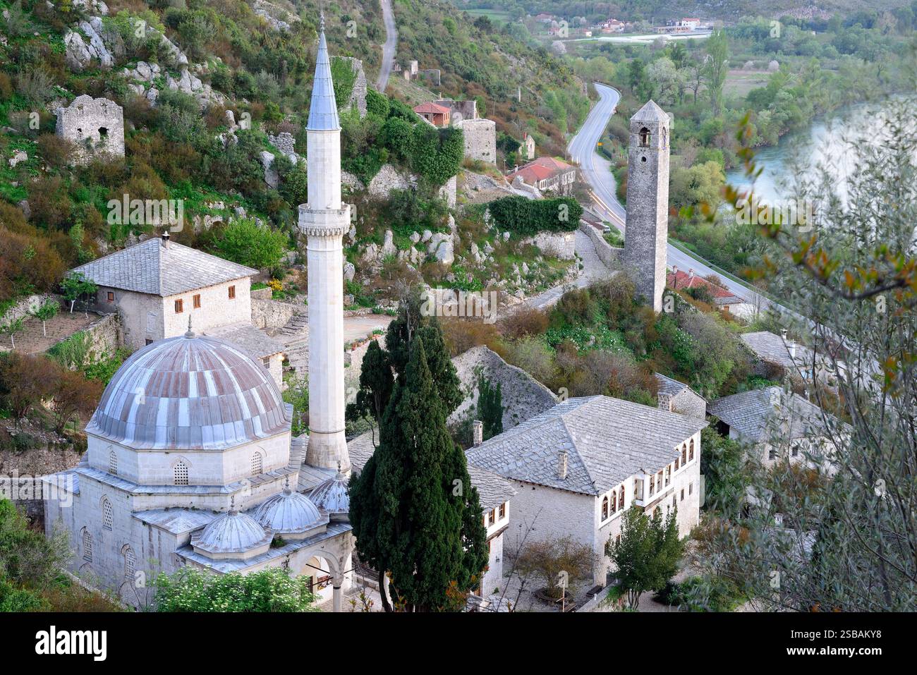 Village of Pocitelj, Capljina, Bosnia-Herzegovina Stock Photo - Alamy