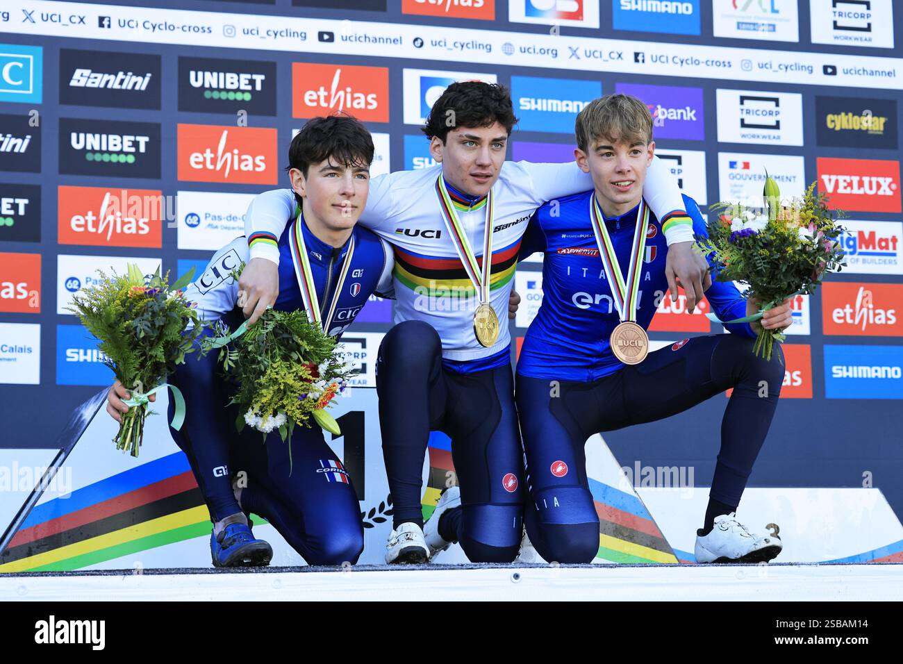 Lievin, France. 02nd Feb, 2025. Lievin, France - Junior Men - Mattia ...