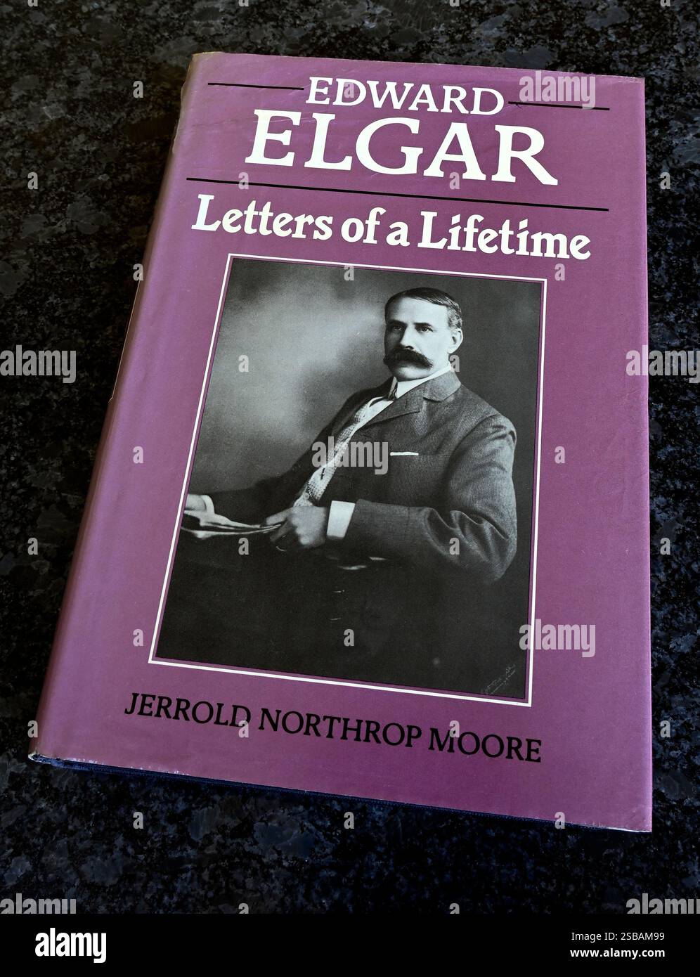 Book cover." Edward Elgar, Letters of a Lifetime" by Jerrold Northrop ...