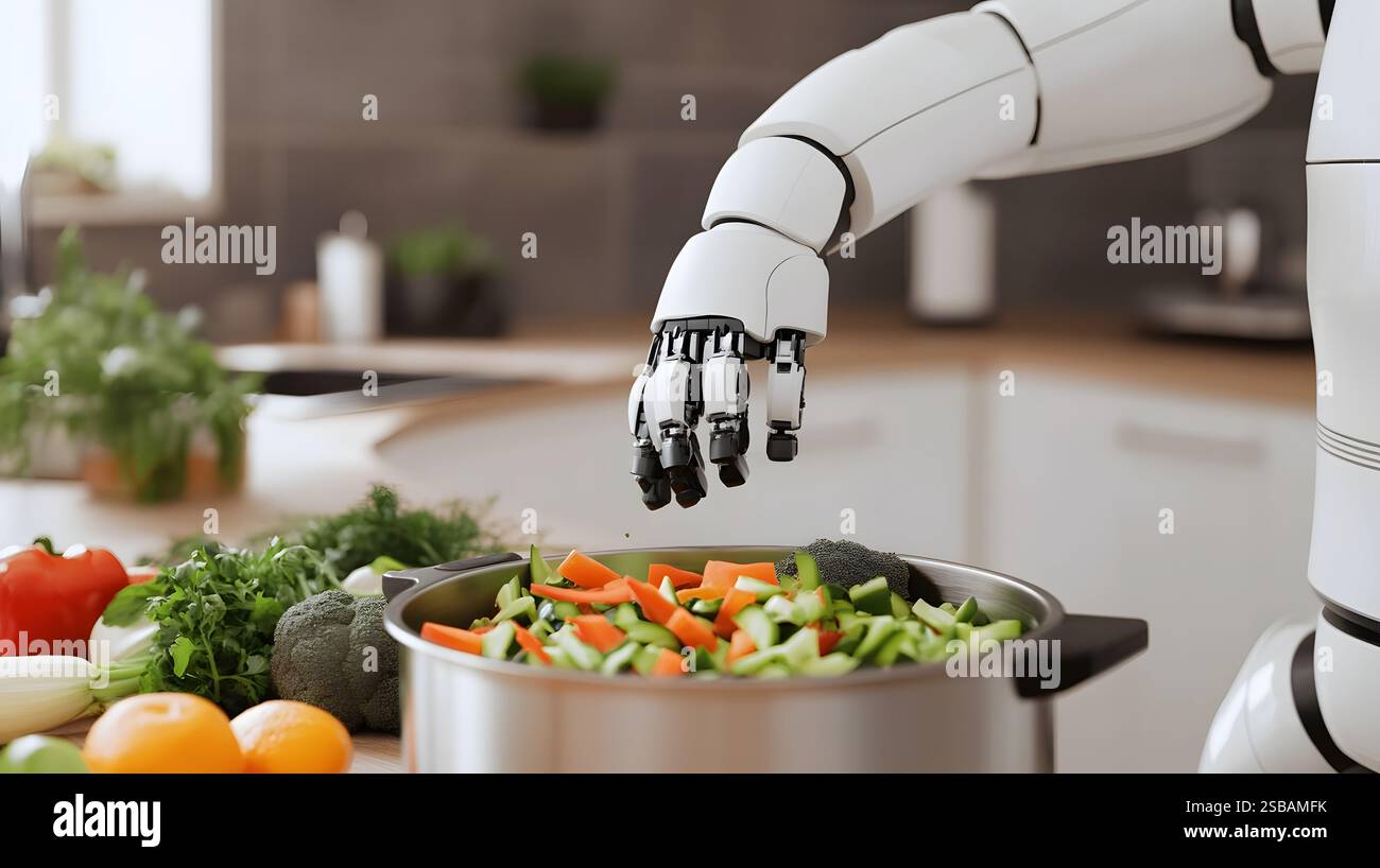 Polyfunctional robot efficiently handles multiple culinary tasks at ...