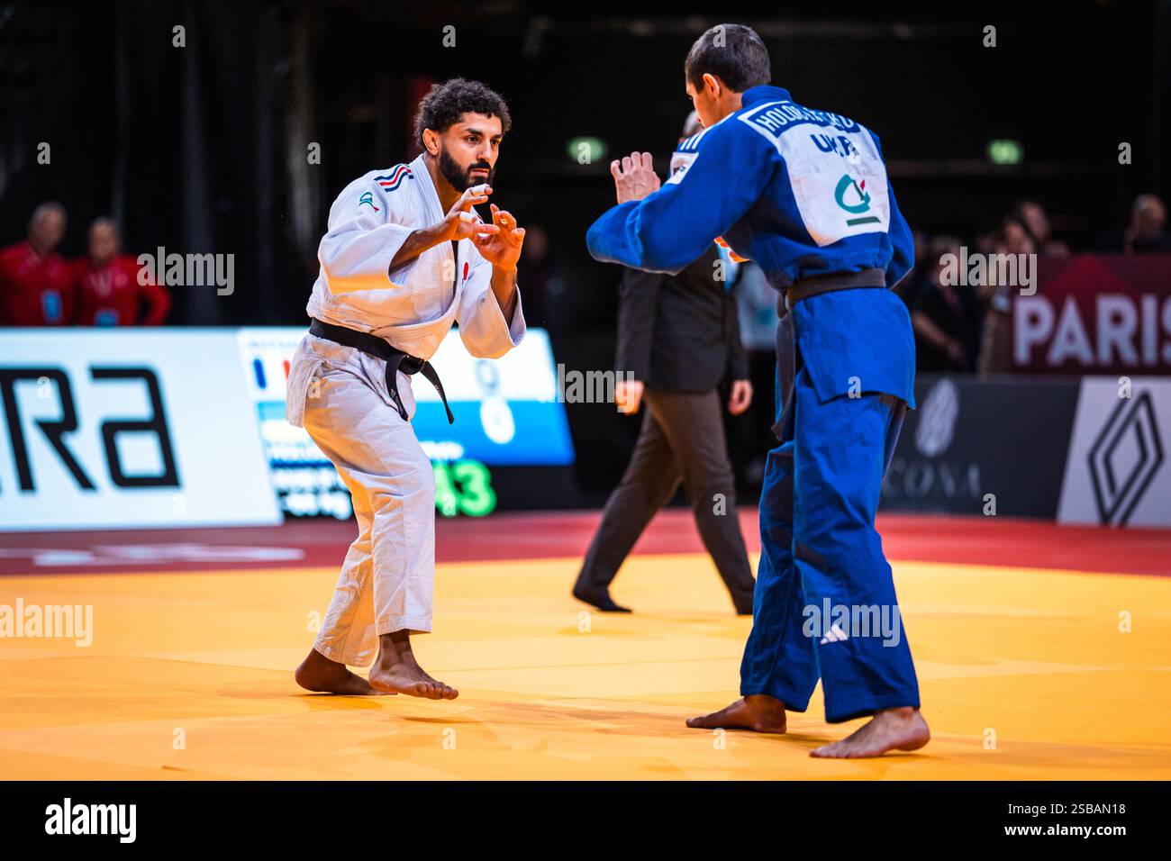 Walide KHYAR (FRA) and Mykyta HOLOBORODKO (UKR) round of 16 Men’s -66Kg ...