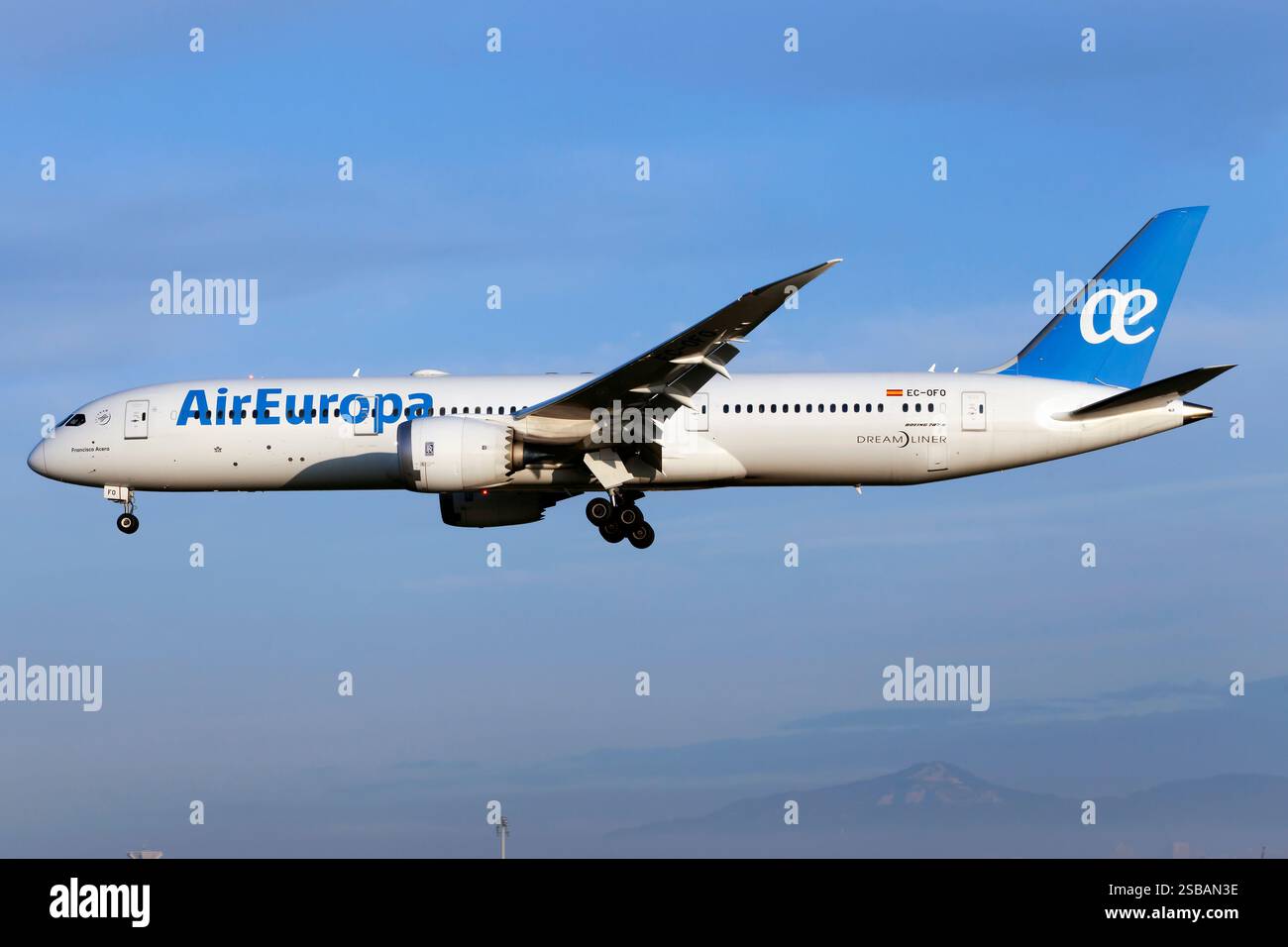 Barcelona, Spain. 22nd Jan, 2025. An Air Europa Boeing 787-9 Dreamliner ...
