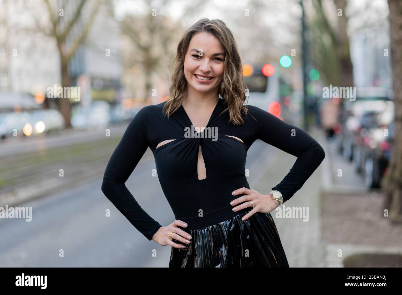 Duesseldorf, Germany. 02nd Feb, 2025. Renata Lusin stands in front of a ...