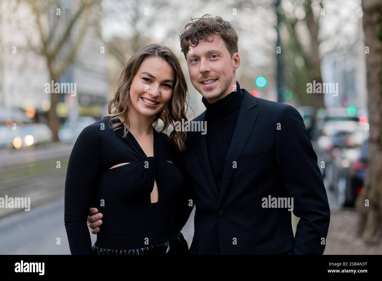 Duesseldorf, Germany. 02nd Feb, 2025. Renata and Valentin Lusin stand ...
