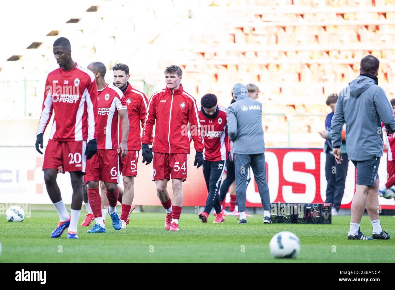 Antwerpen, Belgium. 02nd Feb, 2025. Antwerp's Semm Renders pictured ...