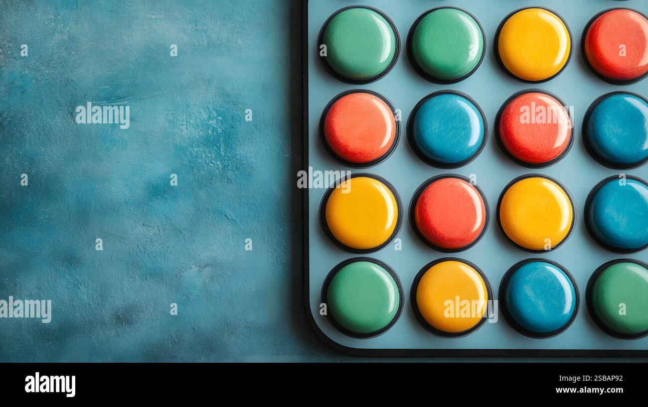 Vibrant and minimalist virtual bingo card featuring a geometric pattern ...