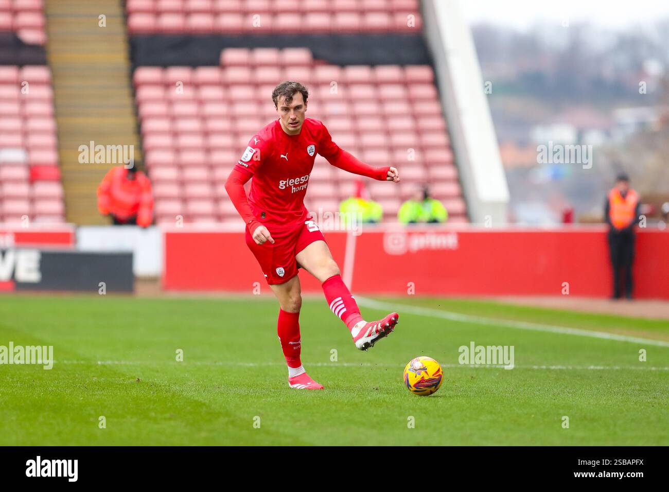Oakwell Stadium, Barnsley, England - 1st February 2025 Josh Earl (32 ...