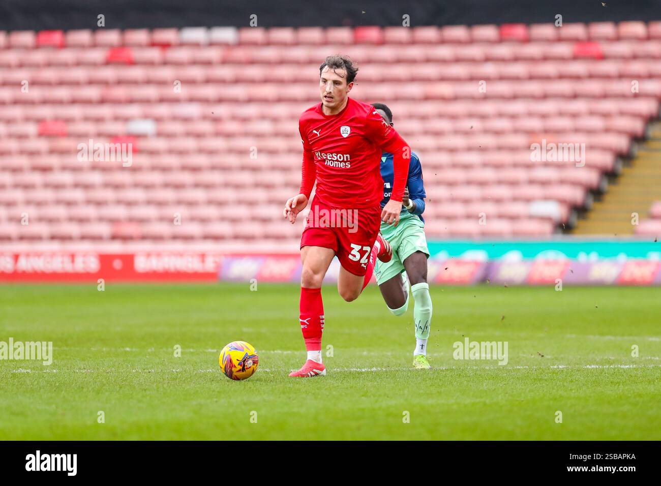 Oakwell Stadium, Barnsley, England - 1st February 2025 Josh Earl (32 ...
