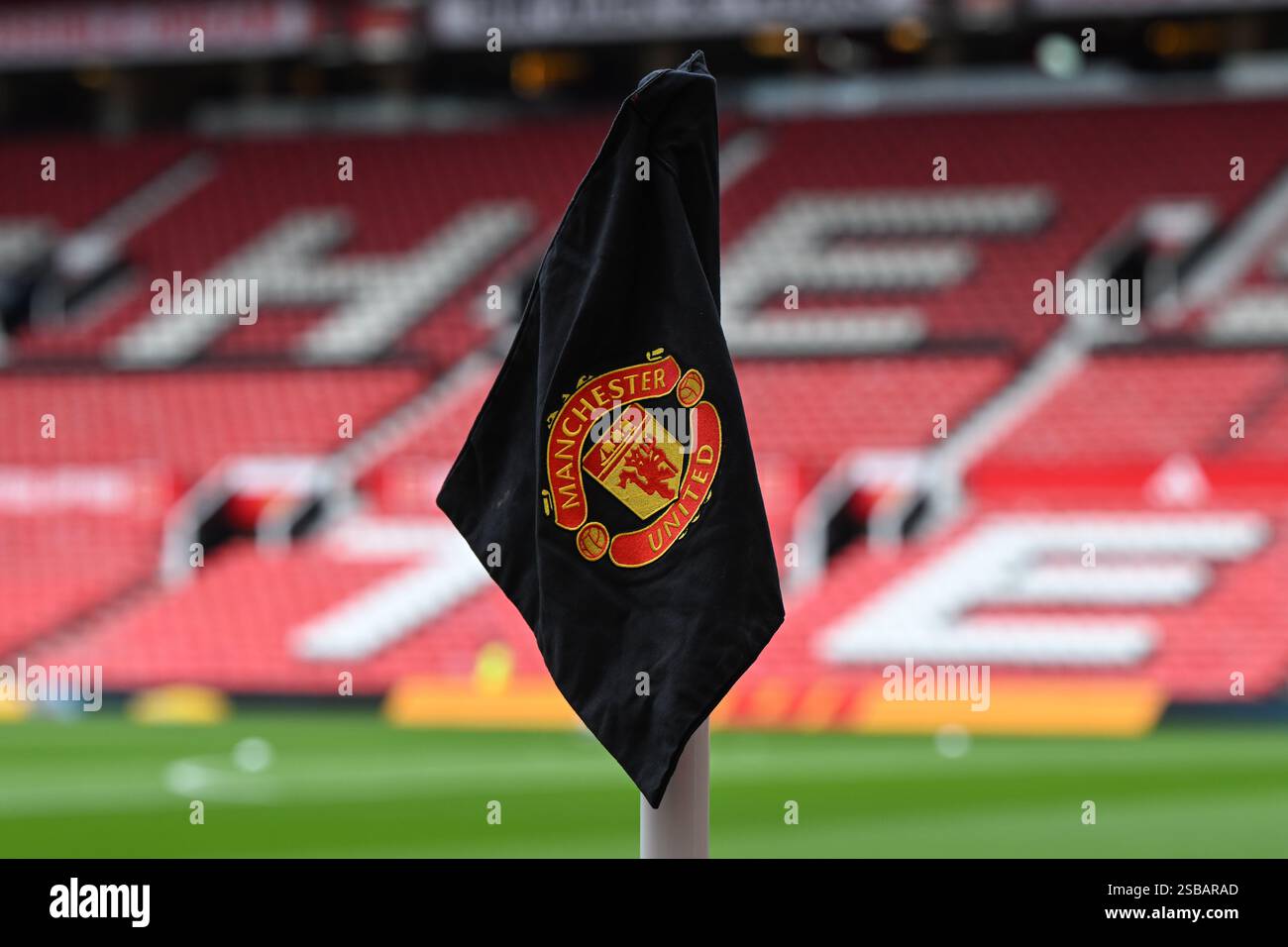 Manchester, UK. 2nd Feb, 2025. A general view of Old Trafford's corner ...