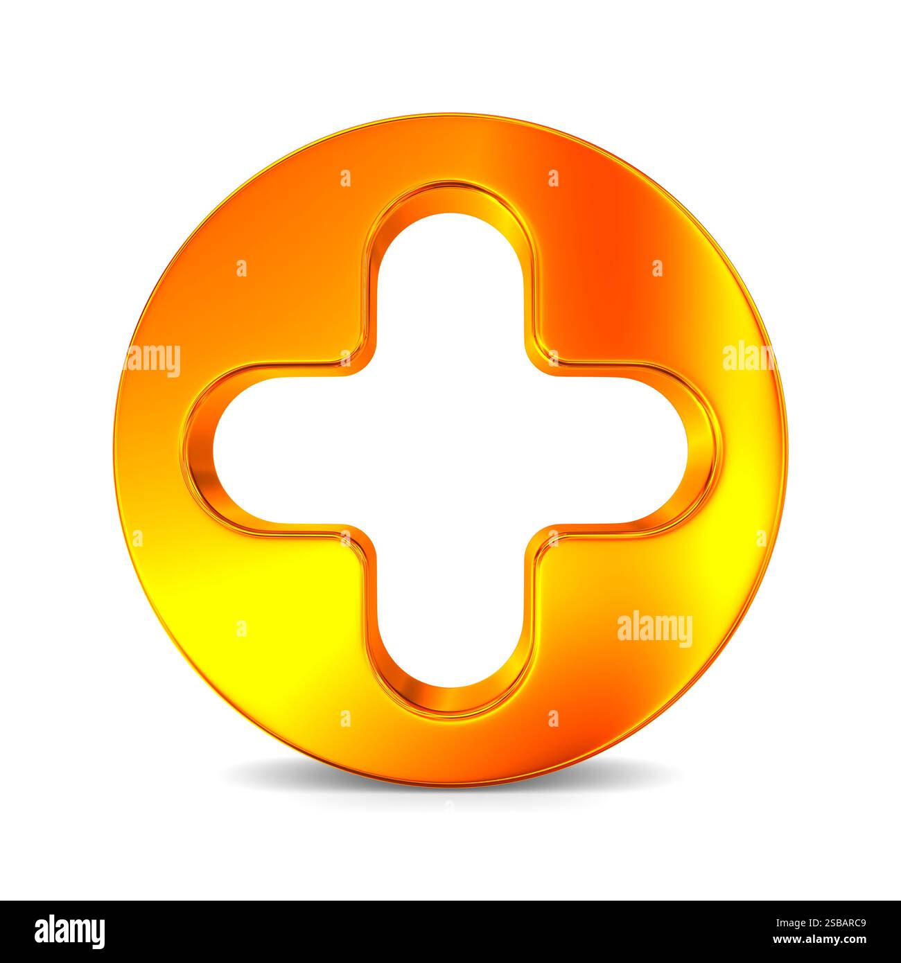 Medical cross in circle Cut Out Stock Images & Pictures - Alamy