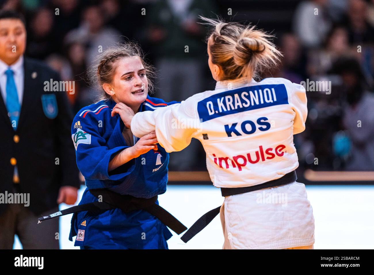 Distria KRASNIQI (KOS) and Alyssia POULANGE (FRA) round of 16 Womenâ??s ...