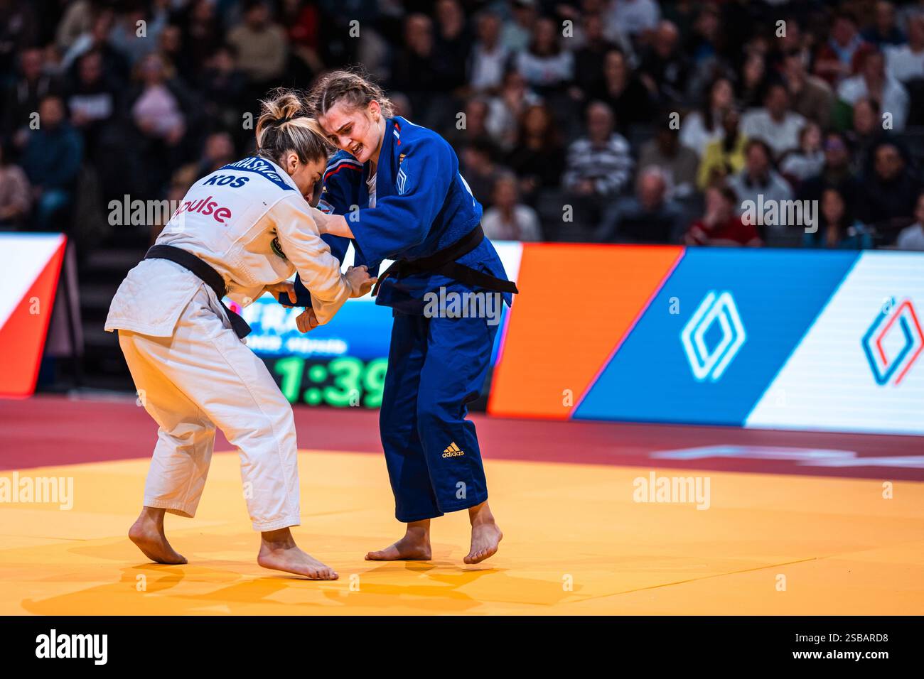 Distria KRASNIQI (KOS) and Alyssia POULANGE (FRA) round of 16 Womenâ??s ...
