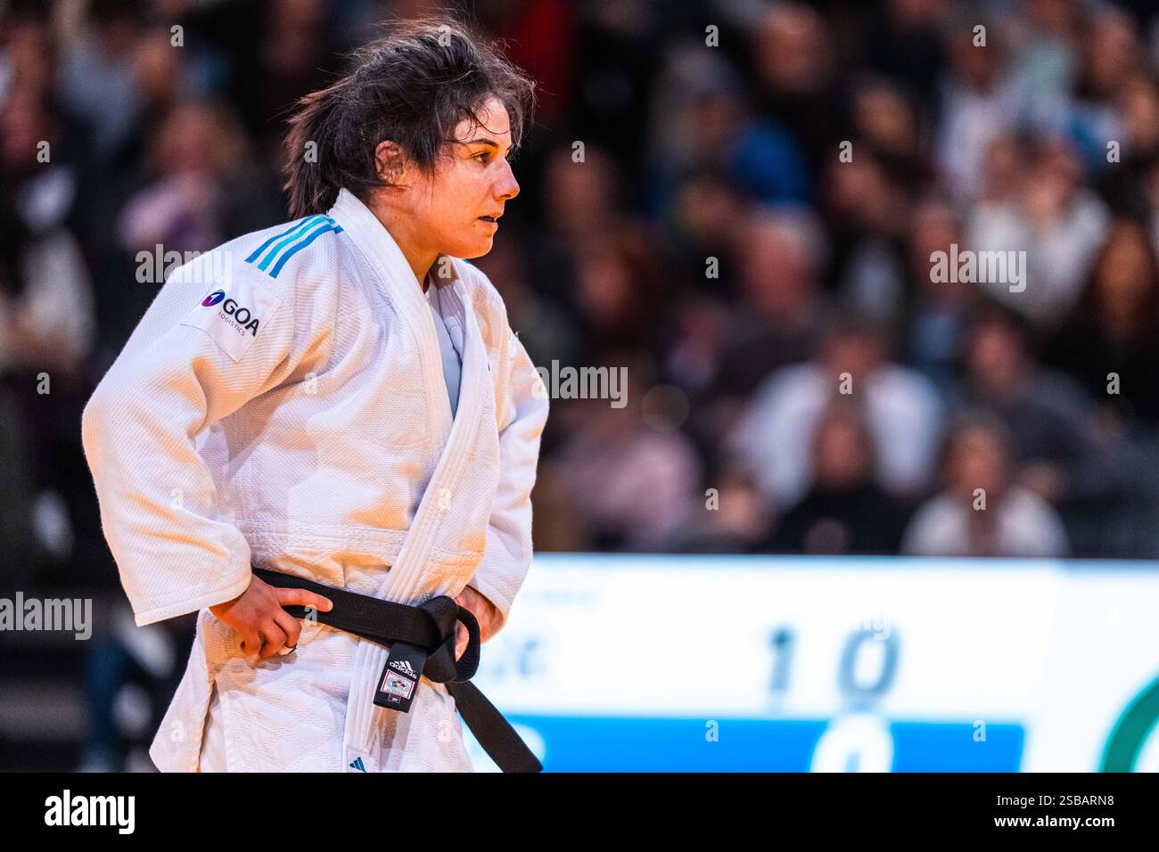 Inbal SHEMESH (ISR) round of 16 Womenâ??s -63Kg during the Paris Grand ...