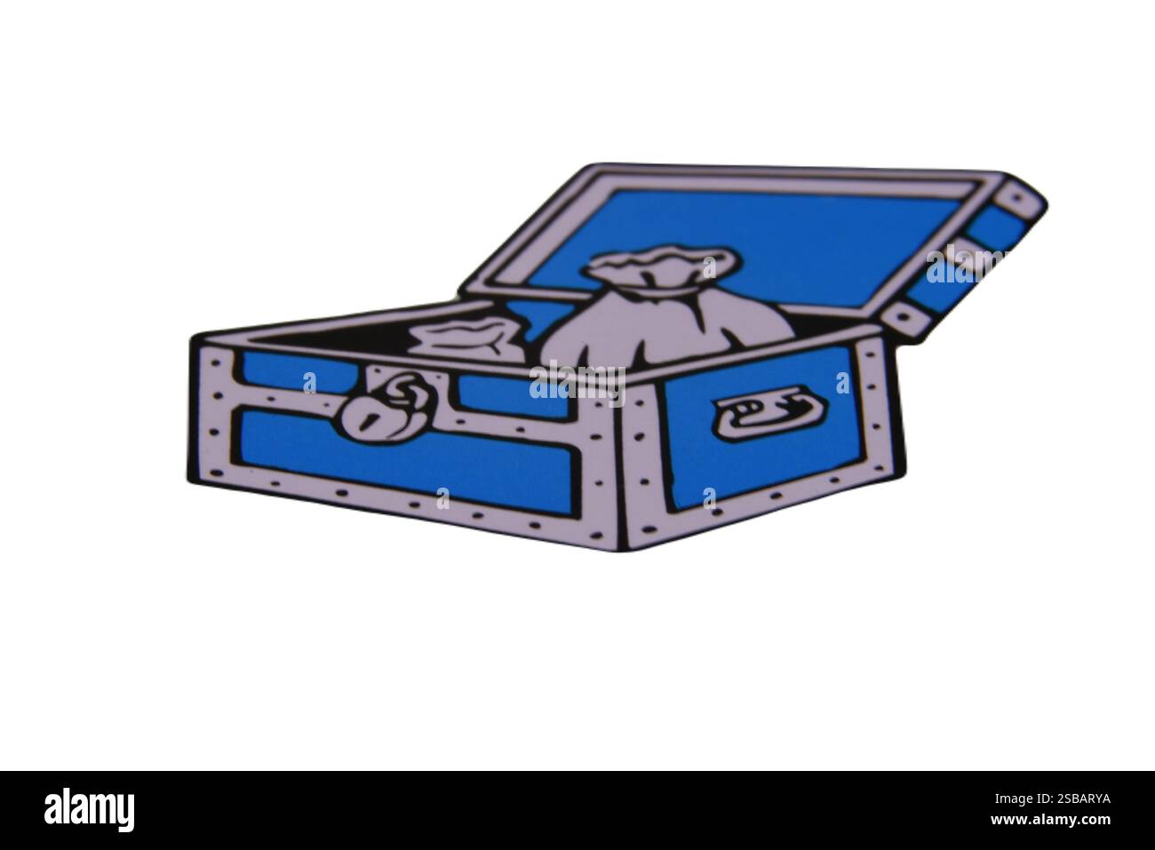 Den Helder, Netherlands. January 20, 2025.An illustration of a treasure ...