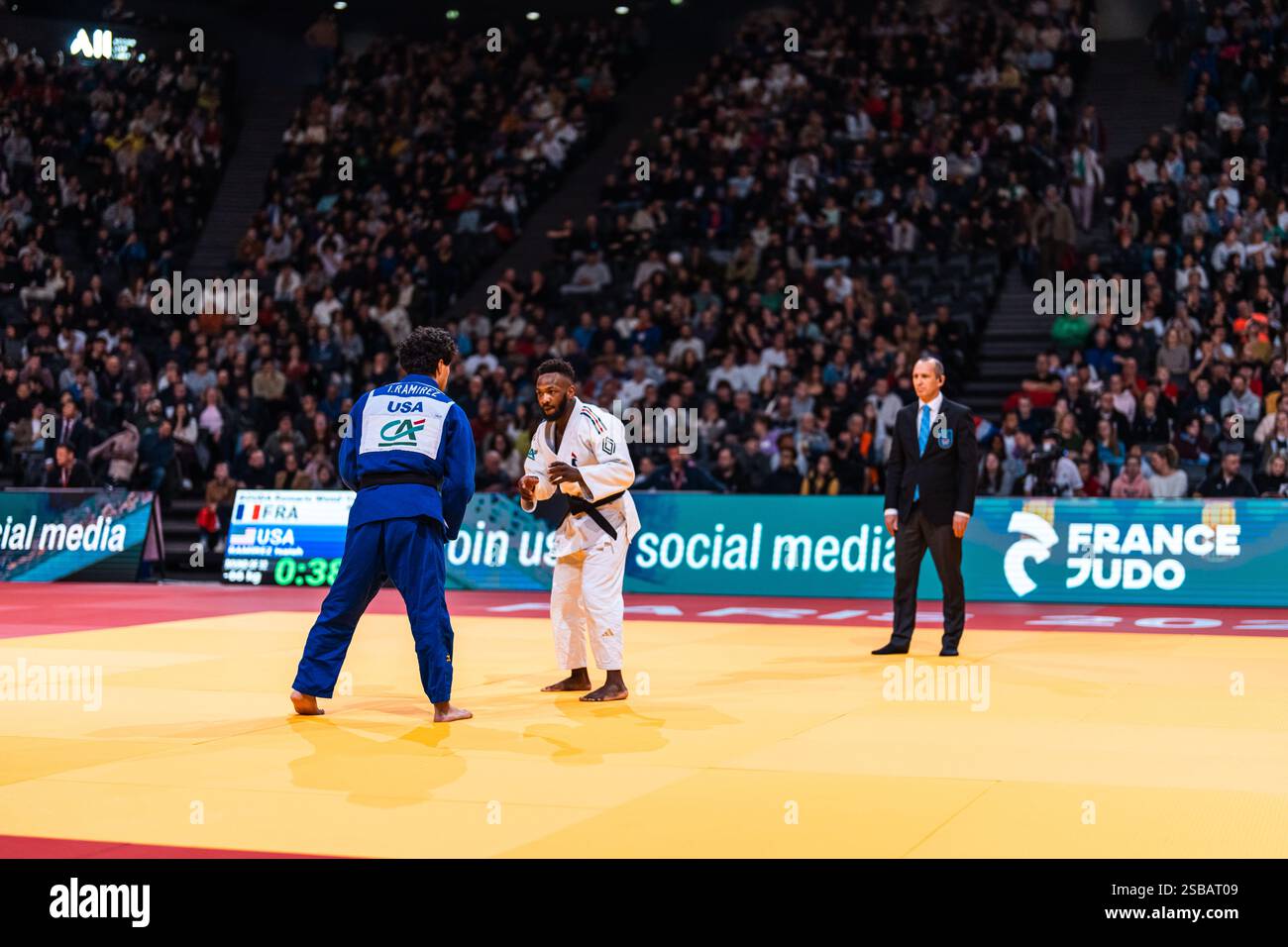 Romaric Wend-Yam BOUDA (FRA) and Isaiah RAMIREZ (USA) round of 32 Menâ ...
