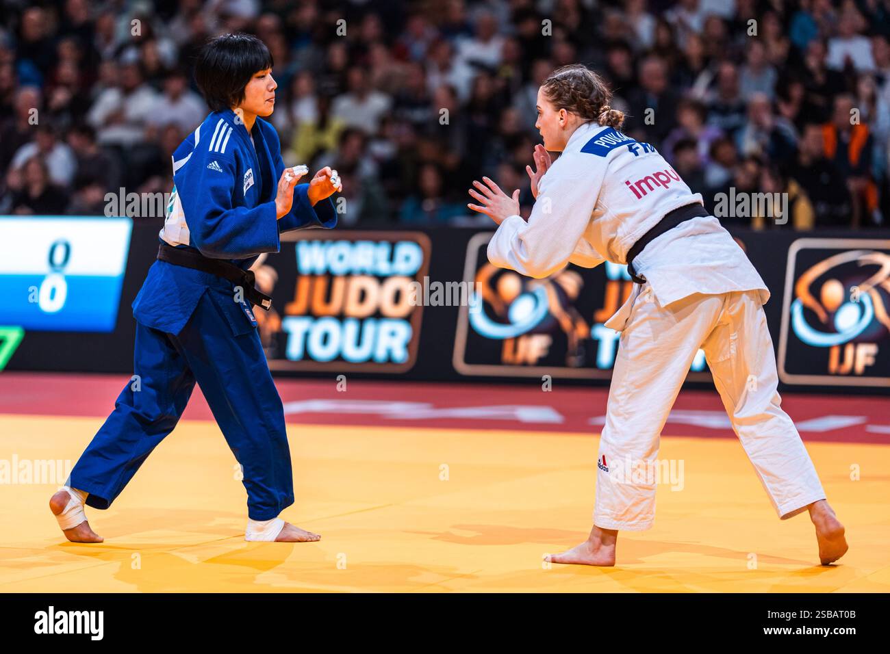 Alyssia POULANGE (FRA) and Suryeon HWANG (KOR) round of 32 Womenâ??s ...