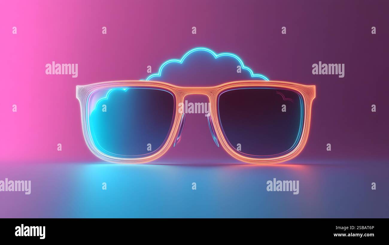 Futuristic of smart augmented reality connected to cloud computing for advanced data processing ...