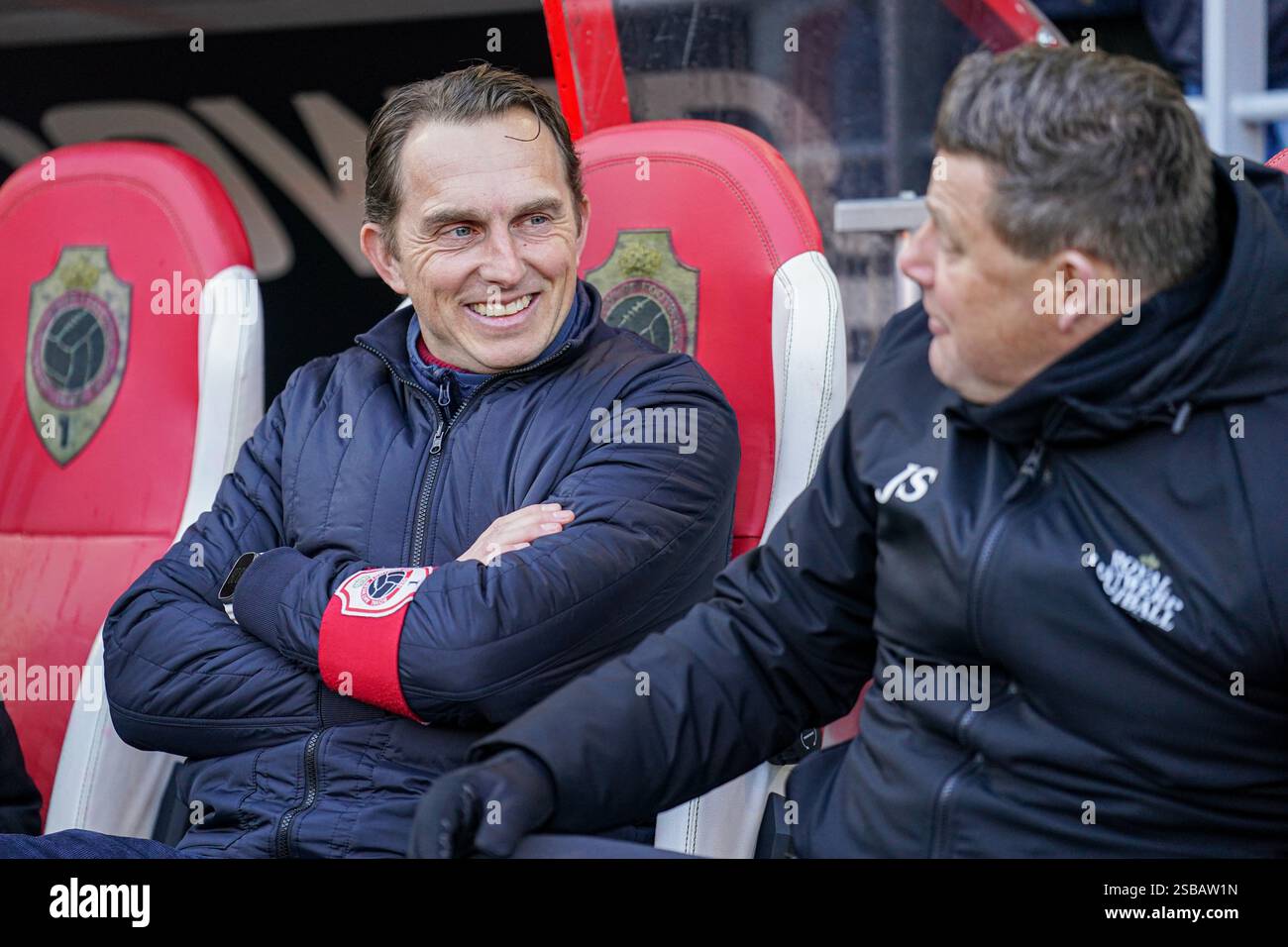 Antwerpen, Belgium. 02nd Feb, 2025. ANTWERPEN, BELGIUM - FEBRUARY 2: Coach Jonas de Roeck of ...