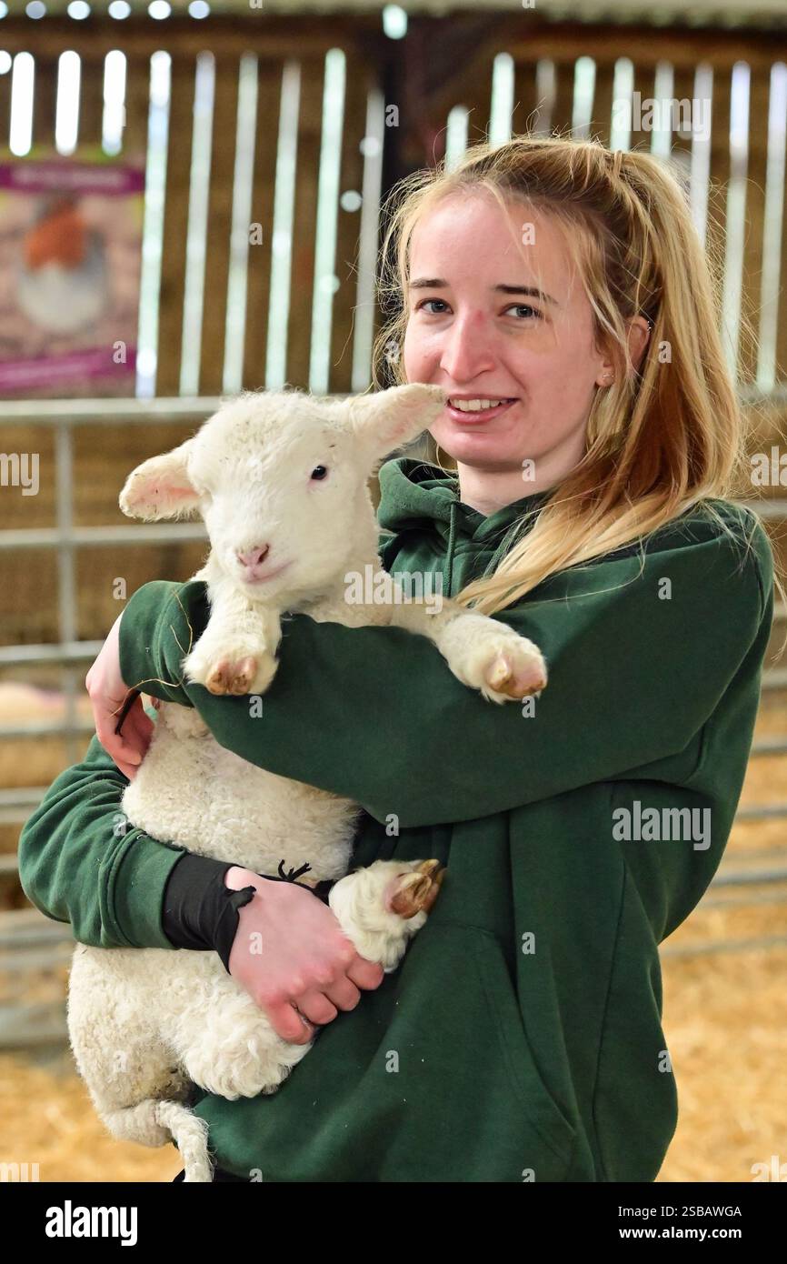 Bristol, UK. 02nd Feb, 2025. Noah's Ark Zoo Farm Clevedon road in North ...