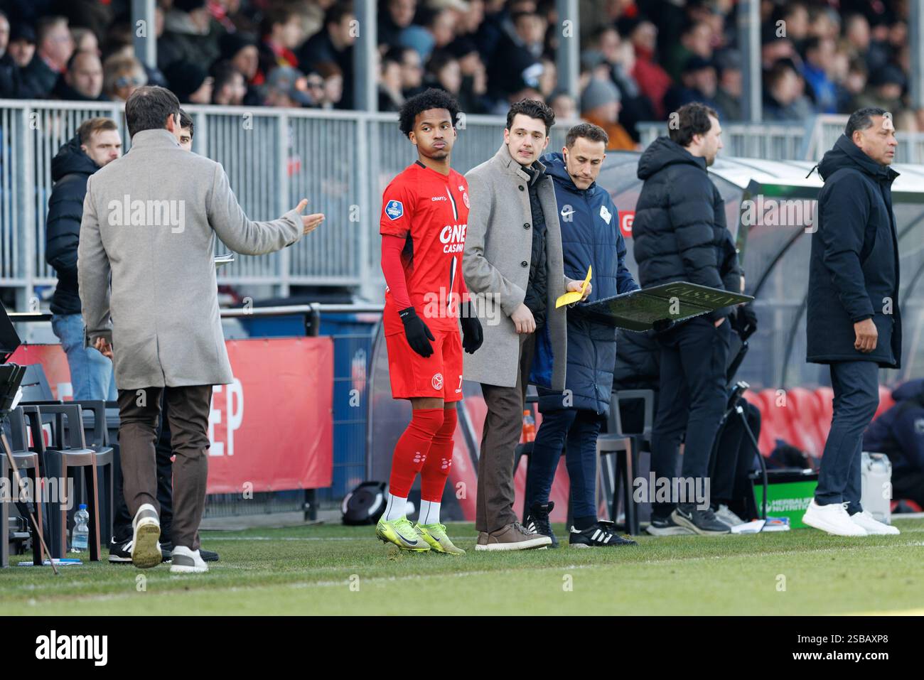 Almere, Netherlands. 02nd Feb, 2025. ALMERE, 02-02-2025, Yanmar Stadium ...