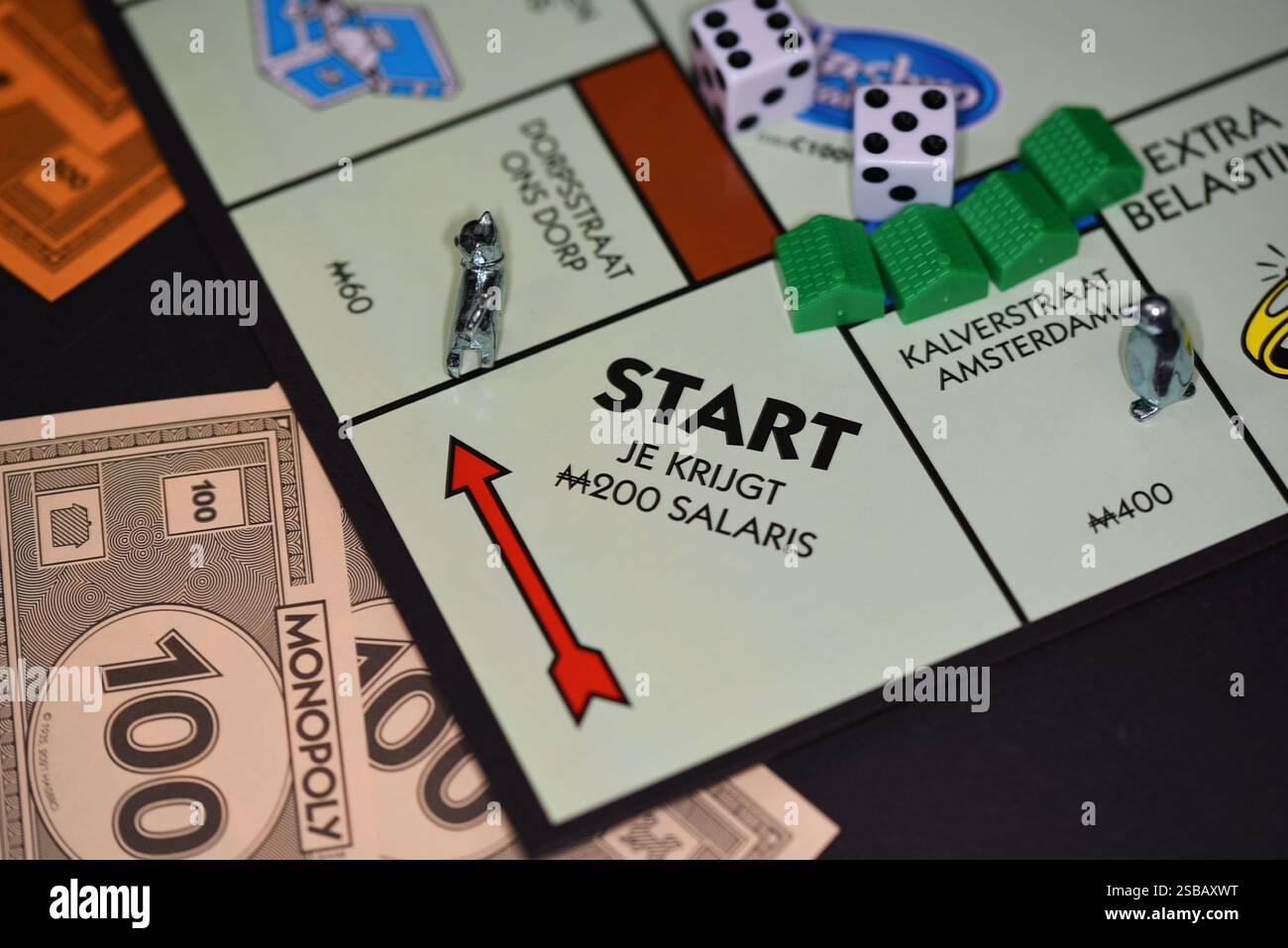 Den Helder, Netherlands. January 20, 2025. Close up of the board game ...