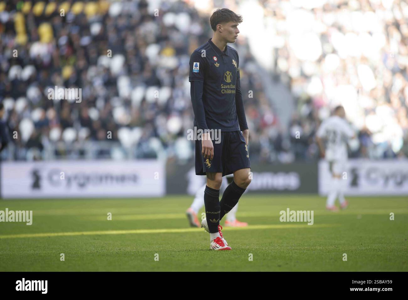 Turin, Italy. 02nd Feb, 2025. Nicolo Savona of Juventus FC during the ...