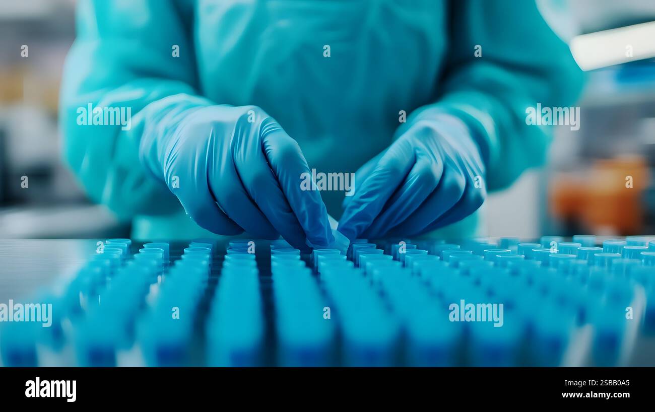 Close-up view of specialized anti-static cleaning tools and solutions ...