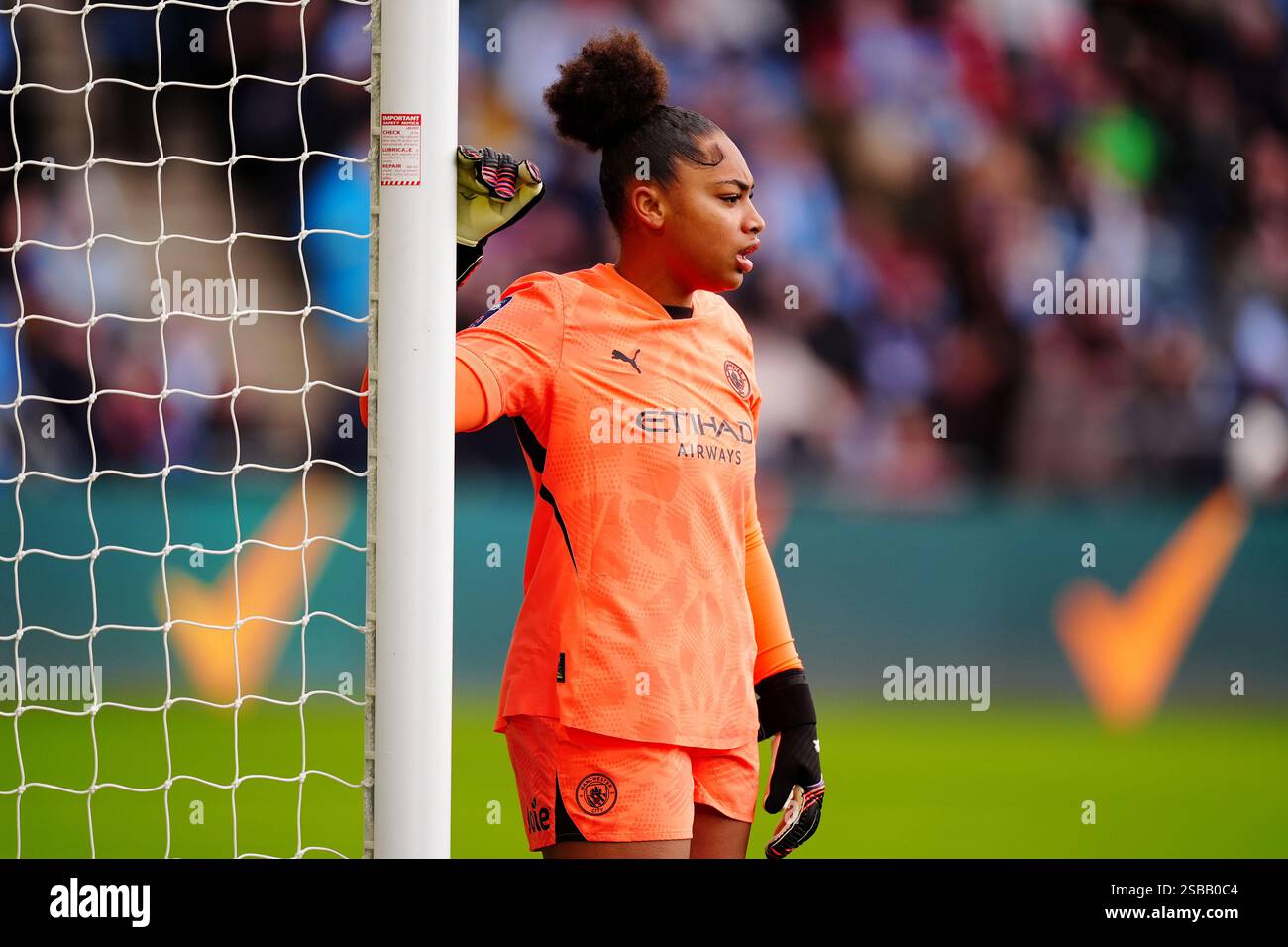 Manchester City goalkeeper Khiara Keating during the Barclays Women's ...