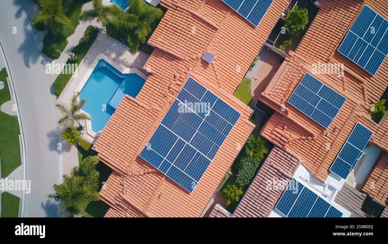 Time-lapse Visualization of Rooftop Solar Panel Array Collecting ...