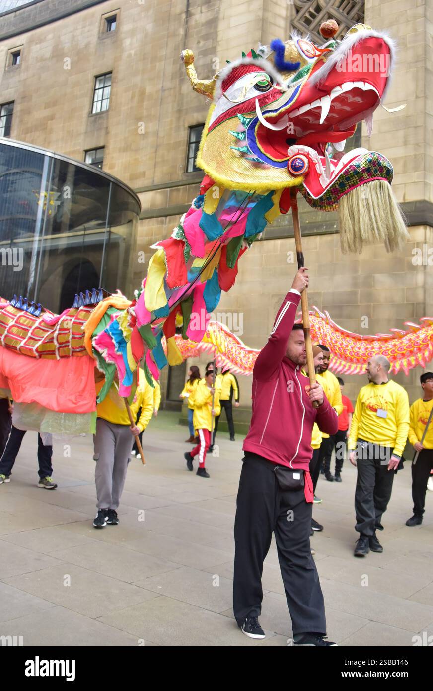 Manchester, UK, 2nd February, 2025. Dragon Parade as part of the ...
