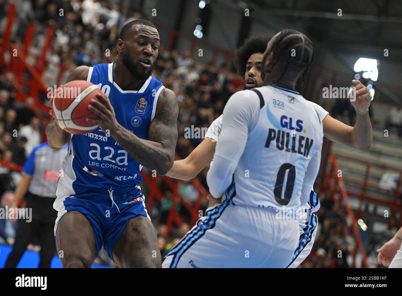 Naples, Italy. 02nd Feb, 2025. Jason Burnell of Germani Brescia during ...