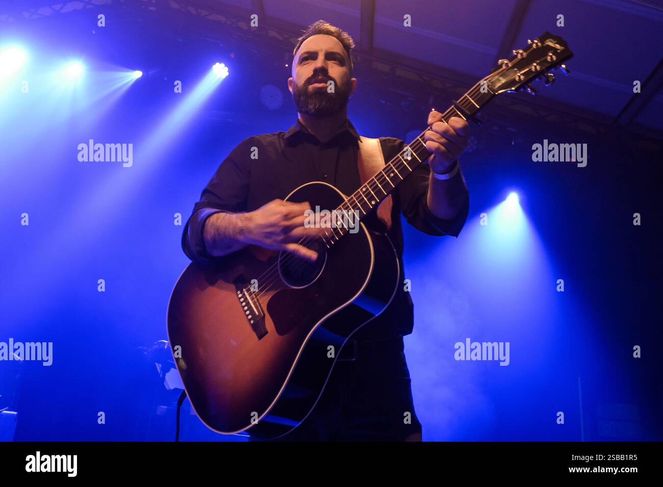 Rome, Italy. 1st Feb 2025. Eric Caldironi of Il Muro del Canto during ...