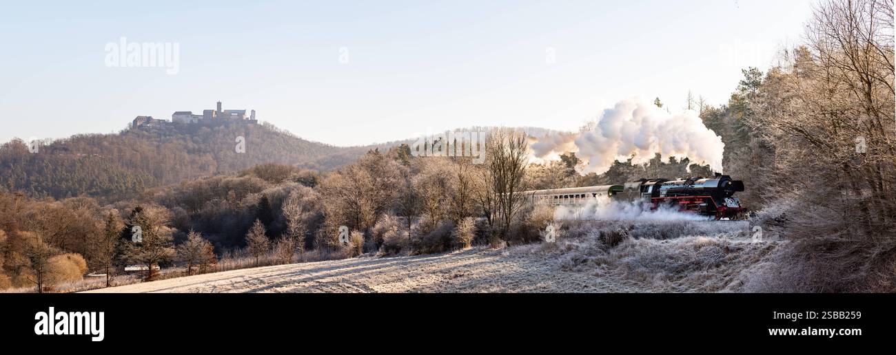 02.02.2025, GER, Kultur / Tourismus, Dampfsonderzug / Dampflock ...