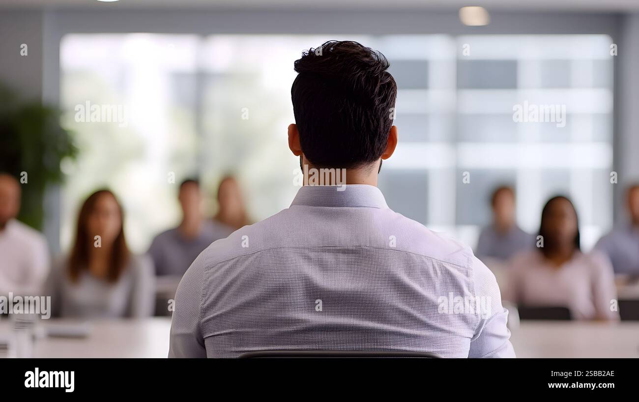 Manager Delivering Updated Standard Operating Procedures to Team During ...