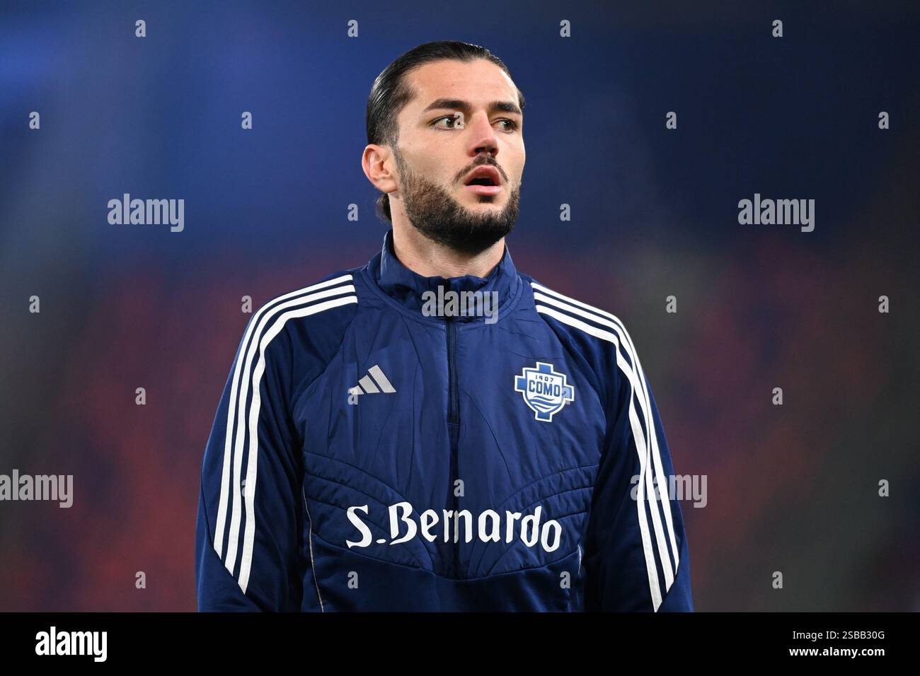 Bologna, Italy. 01st Feb, 2025. Dossena Alberto (Como) portrait during ...