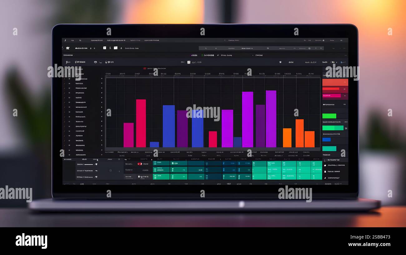 Comprehensive Software Interface Displaying Data Visualizations and ... Comprehensive Software Interface Displaying Data Visualizations and ...